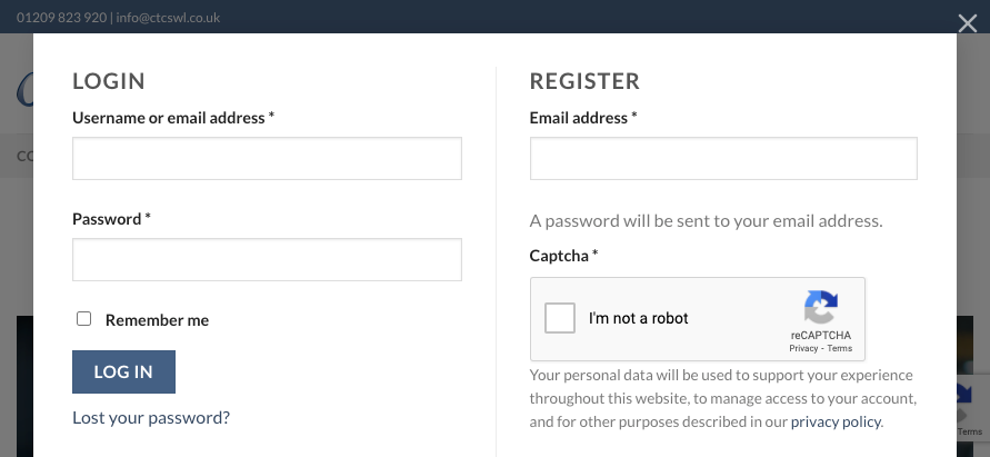 How do I login? – CTC South West Ltd