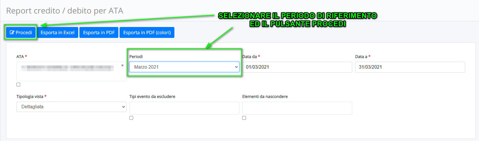 Come vedere il proprio resoconto mensile