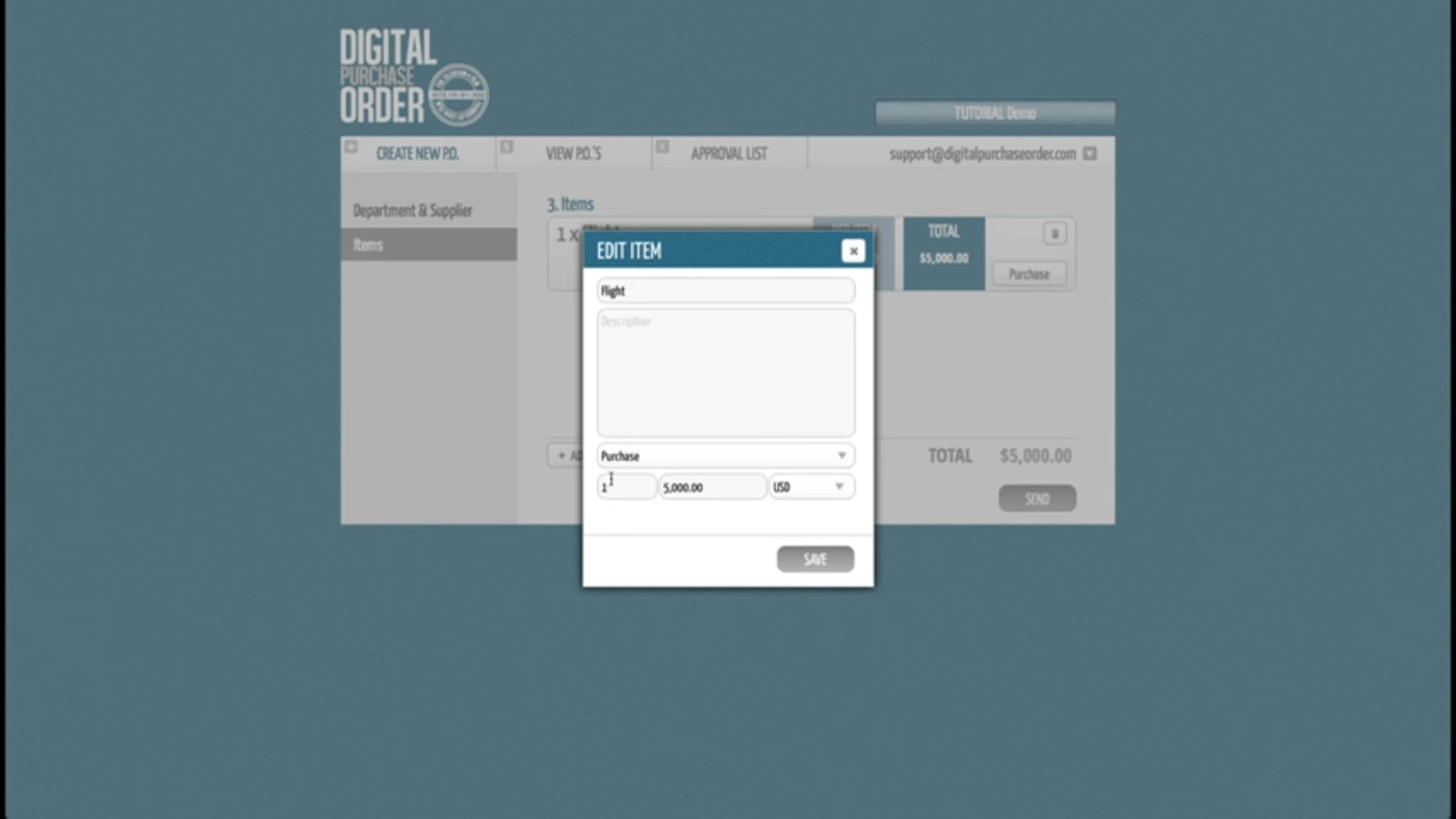 How to amend a Purchase Order
