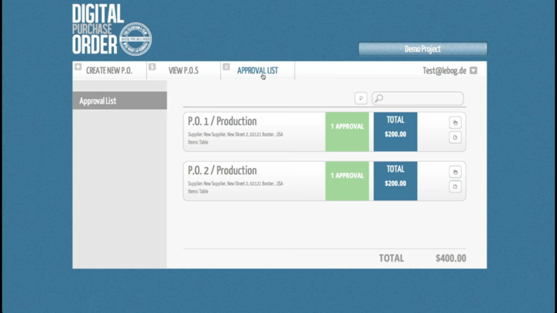 How to approve a Purchase Order