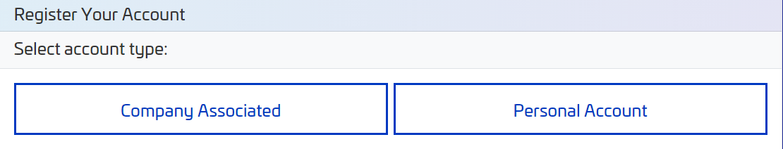 Register for an account