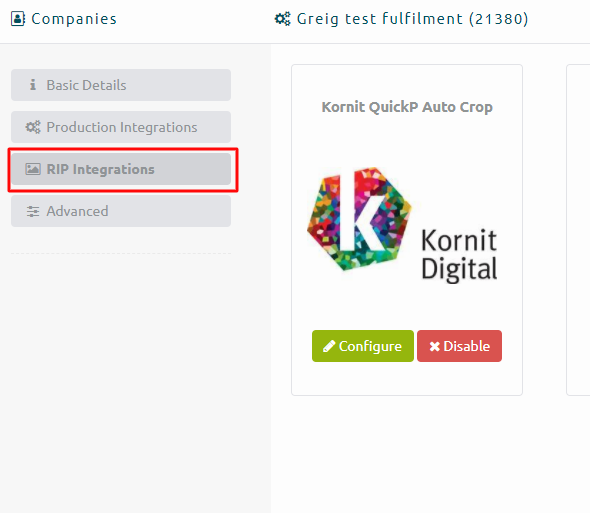 Kornit QUICKP RIP integration