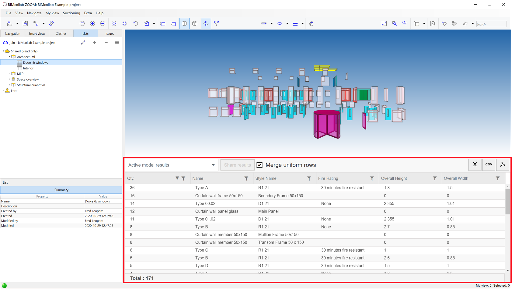 Setup Lists in BIMcollab Zoom