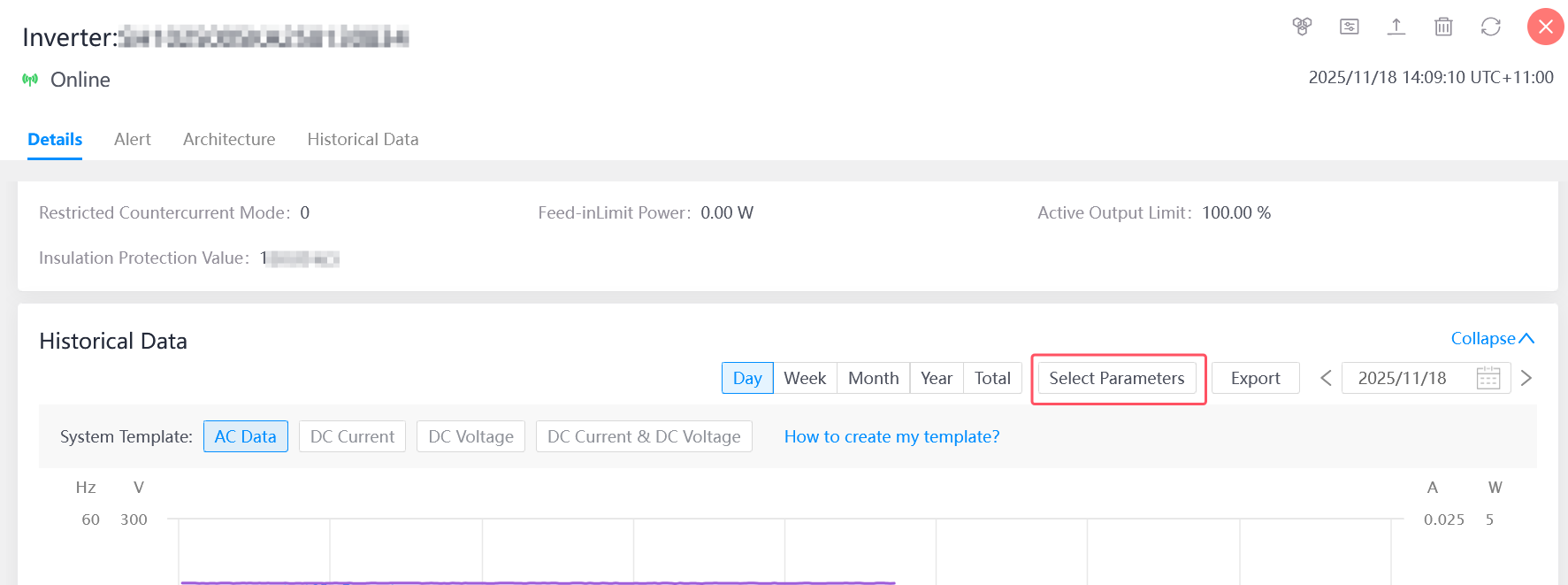 How to Create a Custom Template for Inverters【SOLARMAN Business Web】
