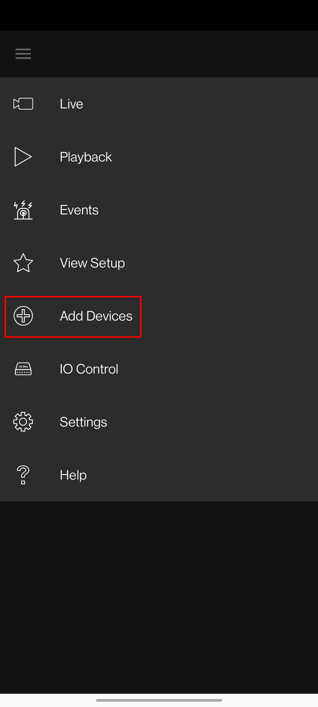 Setting up the Lilin Home CCTV app Setting up the Lilin Home CCTV app