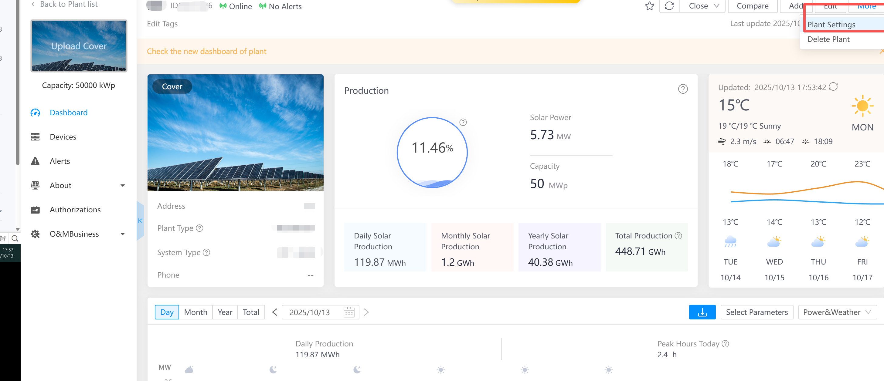 Subsystem No Data Handling Solution【SOLARMAN Business】