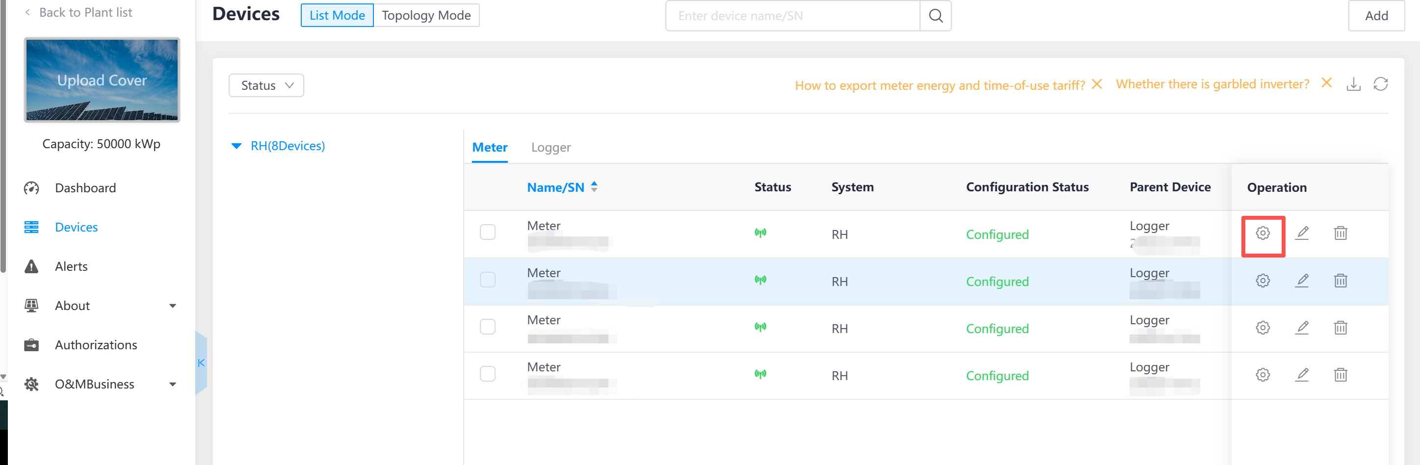 Subsystem No Data Handling Solution【SOLARMAN Business】